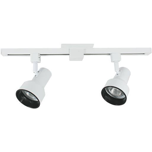 Liteline Corporation 2' Wht 2Hd Track Fixture INC110/2-2/WH Unit: EACH ...