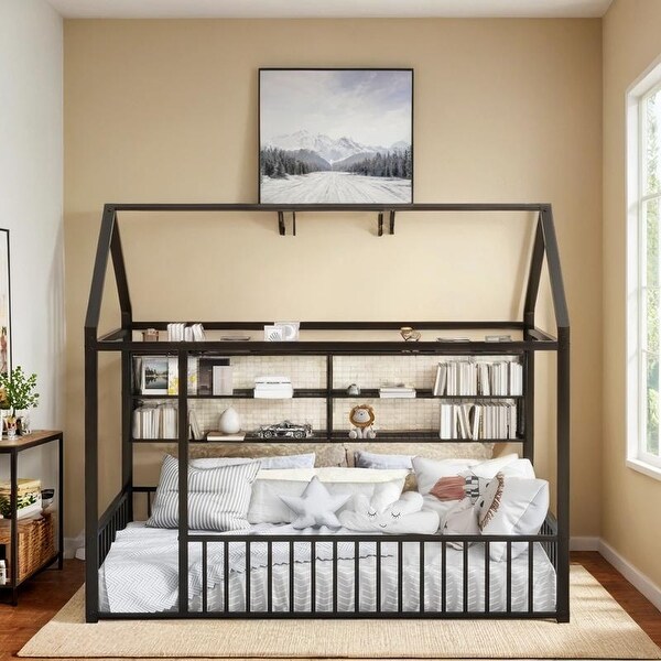Metal grid bed frame store