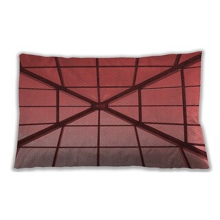 Ahgly Company Patterned Indoor-Outdoor Chilli Pepper Red Lumbar Throw ...