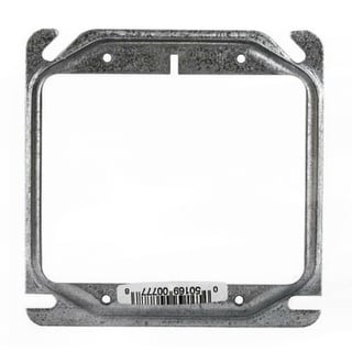 Raco 8777-0 Square Electrical Box Cover, Raised 4", 3.0 Cu. In. - Bed ...