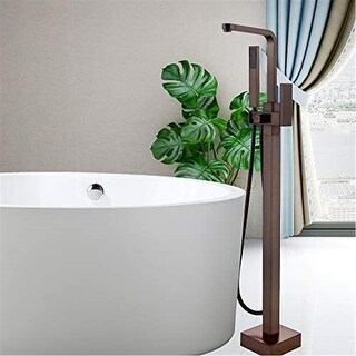 Vanity Art 42 Inch Oil-Rubbed Bronze Freestanding Waterfall Bathtub ...