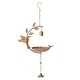 Glitzhome 25"H Faux Copper Patina Finish Hummingbird Birdfeeder - Bed ...
