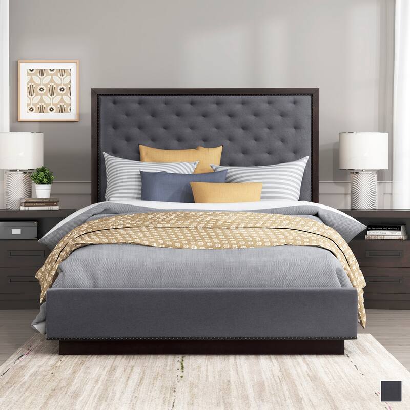 Fremont & Park Devon Upholstered Bed - Overstock - 34722607