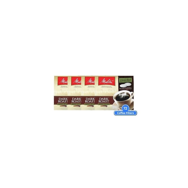 Melitta 75449 Soft Coffee Pods Dark Roast 18 Counts w/ Nitrogen Flushed ...