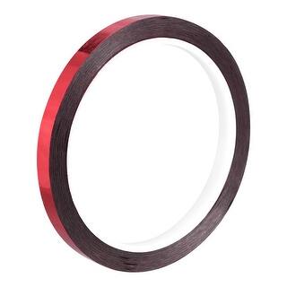 Metalized Polyester Film Tape Mirror Finish Decor Tape 50m x 7mm, Red ...