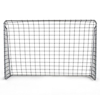 2M Football Goal with Field Rope ,Galvanized Pipe, Including Two ...