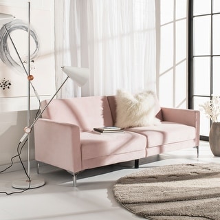 SAFAVIEH Chelsea Contemporary Velvet Foldable Futon Bed