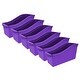Storex Large Book Bin, Purple, Pack of 6 - Bed Bath & Beyond - 39180631