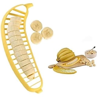 Cutter Fruit Vegetable Peeler Kitchen Tool Banana Slicer 3 Pack - On ...