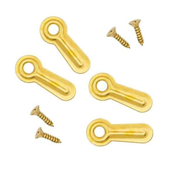 1" Brass Photo Frame Turn Button Fasteners with Screws Pack of 100 ...
