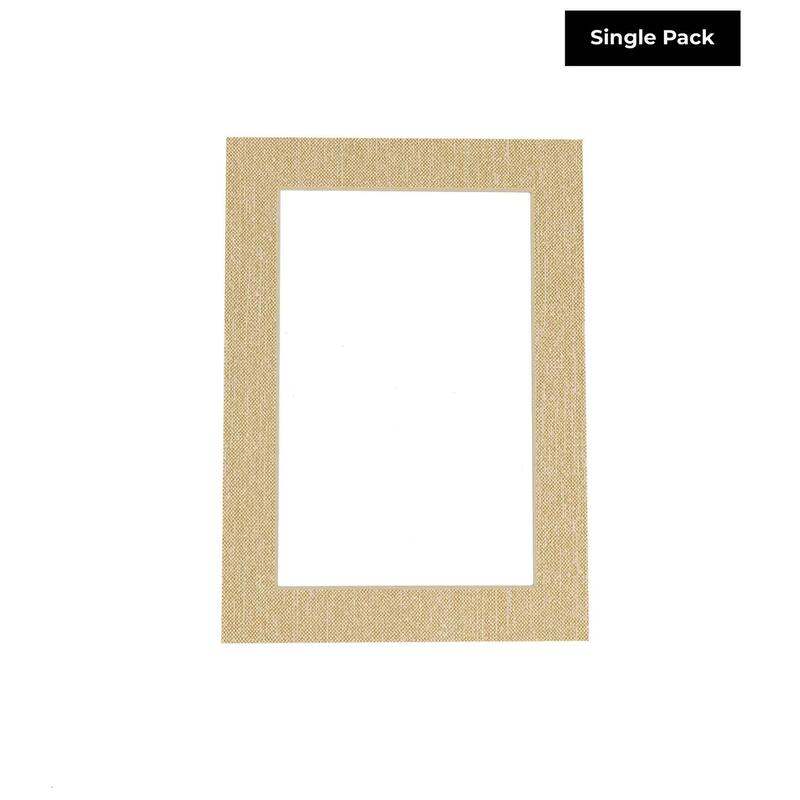 6x8 Mat Bevel Cut for 4x5 Photos - Acid Free Fresh Linen Canvas Precut ...