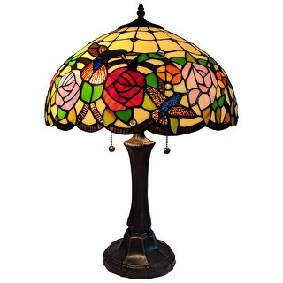 Tiffany Style Hummingbird Table Lamp 24" AM101TL16B Amora Lighting ...