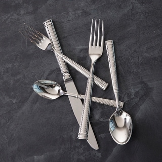 Fortessa Vivi 18/0 Stainless Steel Flatware - 20 Piece Set - Bed Bath ...