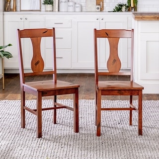 Middlebrook Rustic Slat Back Dining Side Chairs (Set of 2) - Bed Bath ...