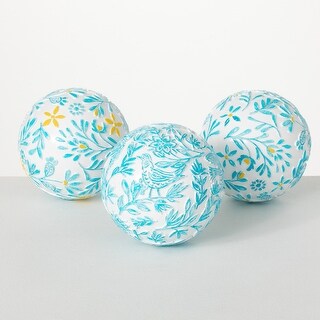 Sullivans Mediterranean Motif Orb - Set of 3 - Bed Bath & Beyond - 35253005