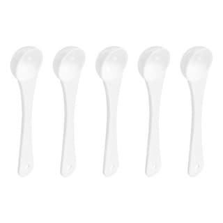 20Pcs 0.5g Teaspoon Micro Scoops Mini Measuring Spoons, White - Bed ...