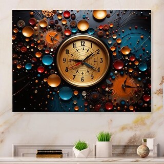 Designart "Watch Moments In Motion" Watches Metal Wall Decor - Bed Bath ...