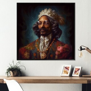 Designart "Snoop Illustration I" Celebrity Framed Wall Art Prints - Bed ...