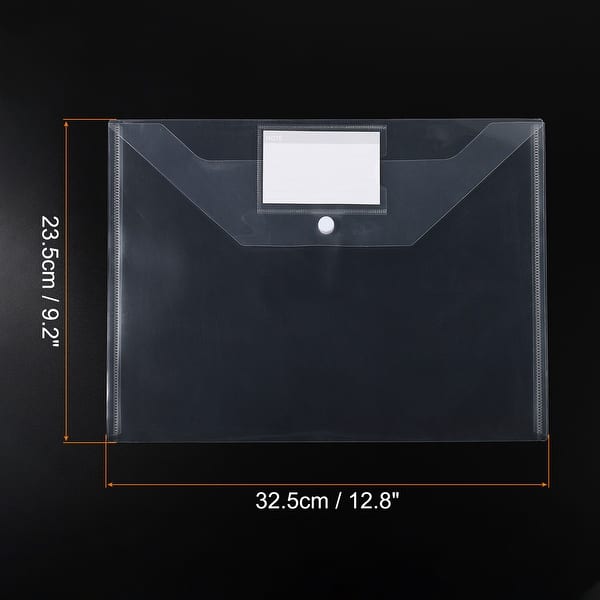 20pcs File Folders A4 Plastic Envelopes Folder with Snap and Label - Bed Bath & Beyond - 39178801