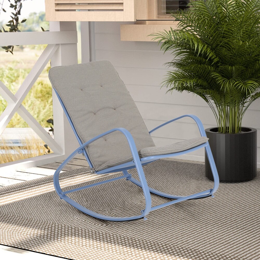 Blue Outdoor Rocking Chairs - Bed Bath & Beyond