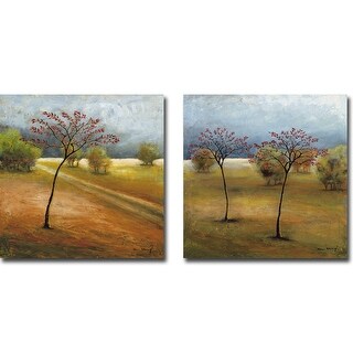 Observation I & II by Mike Klung 2-pc Gallery Wrapped Canvas Giclee Set ...