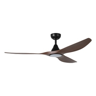 EGLO Surfline 60" 3-Blade Fan with Dimmable LED Light Kit & Remote ...