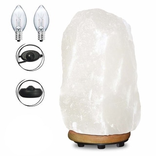 Himalayan Glow Natural Crystal Salt Lamp White 5-7 lbs - Bed Bath ...