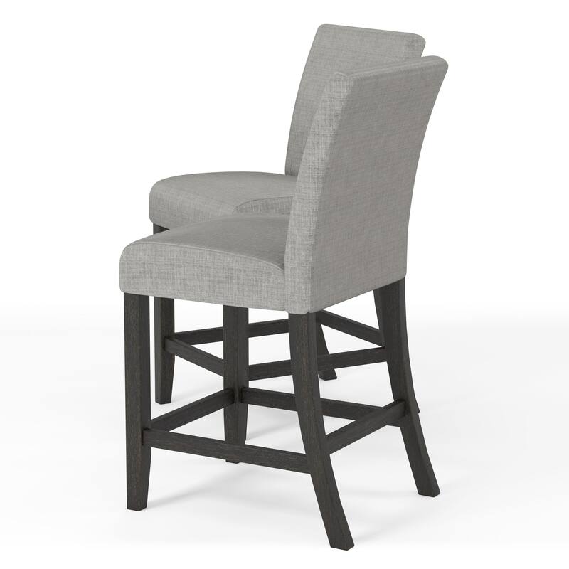 Shap Rustic Linen Counter Height Chairs (Set of 2) by Furniture of ...