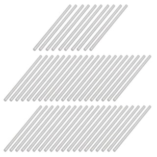 50Pcs Round Shaft Solid Steel Rods Axles 2mm x 50mm Silver Tone - Bed ...