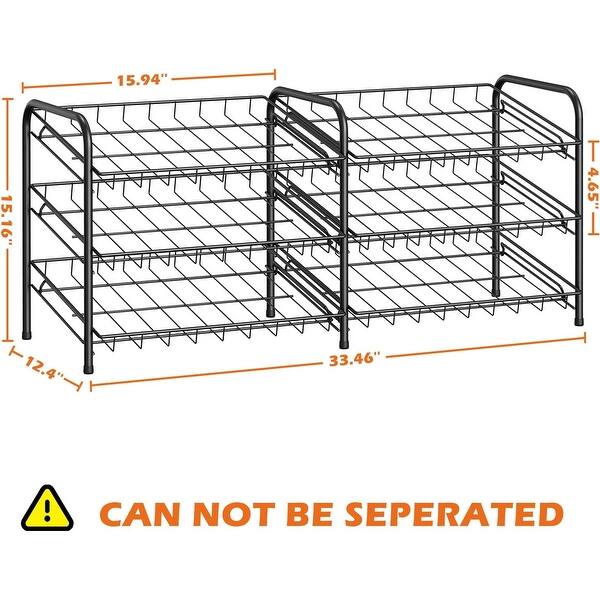 2 in 1 3 Tier Can Storage Rack Holder Holds Up 72 Cans - Bed Bath ...