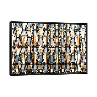 iCanvas "Architectural Background In Retro Tones" by Jane Rix Framed ...