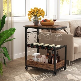 Home Kitchen Dining Bar Cart, Storage Cart - Bed Bath & Beyond - 34849378