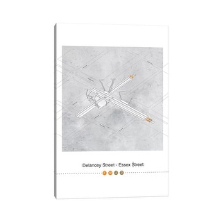 iCanvas "Delancey Street - Essex Street Station 3D Map Poster" by ...