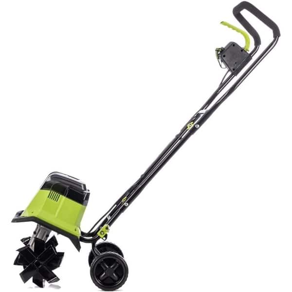 Earthwise 11-Inch 2x20-Volt Lithium-Ion Cordless Electric Garden Tiller ...