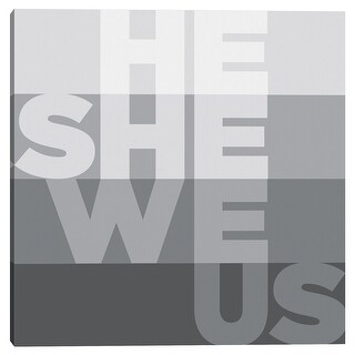He She We Us by Parker Jones Canvas Art Print - Bed Bath & Beyond ...