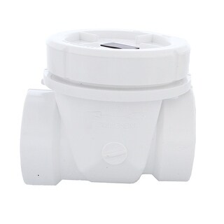 Jones Stephens B04200 2 PVC BACKWATER Valve - White - Bed Bath & Beyond ...