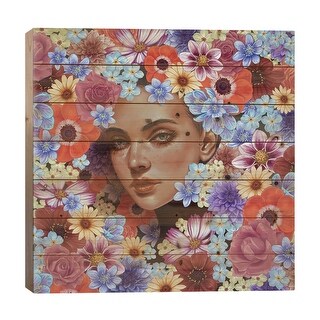 Primrose Print On Wood by Wassermoth - Multi-Color - Bed Bath & Beyond ...