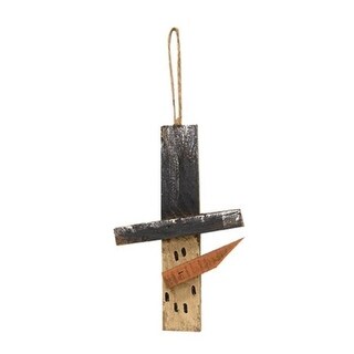 Lath Snowman Head Ornament - 9" high by 5.5" wide - Bed Bath & Beyond ...