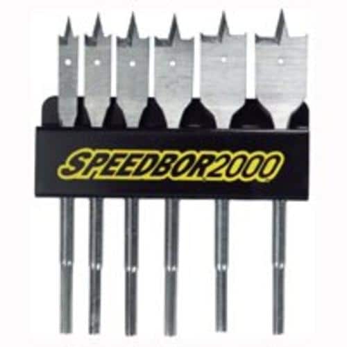 Irwin 88898 "Speedbor 2000" Wood Bore Speedbor Bit Set 6 Piece - Bed ...