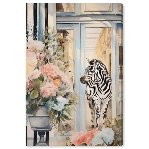 zebra wall vase