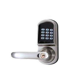 Digital Push Button Door Lock with Keypad Code - Bed Bath & Beyond ...