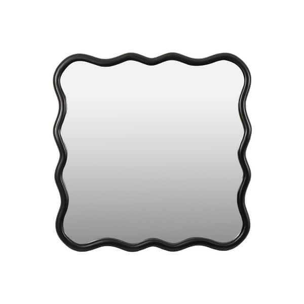 square black frame mirror