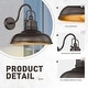 Exterior Outdoor Wall Sconce, Barn Light, Oil Rubbed Bronze - Bed Bath ...