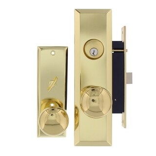 Gotham P8888RAK Brass Attached Mortise Lock - Bed Bath & Beyond - 29811361