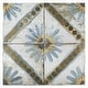 Merola Tile Kings Marrakech Blue 17-5/8" x 17-5/8" Ceramic Floor and ...