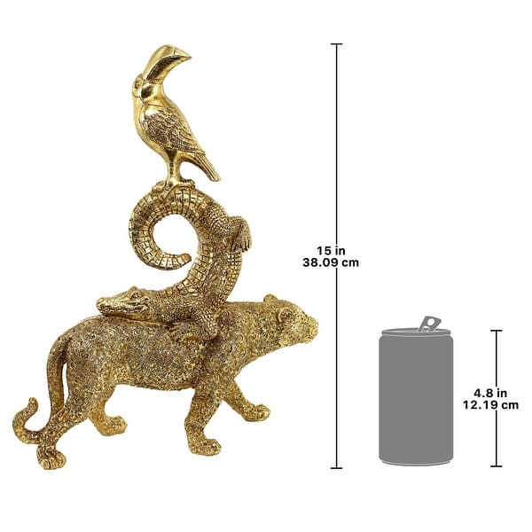 Design Toscano Exotic Trio Stacked Animal Kingdom Statue - Bed Bath ...