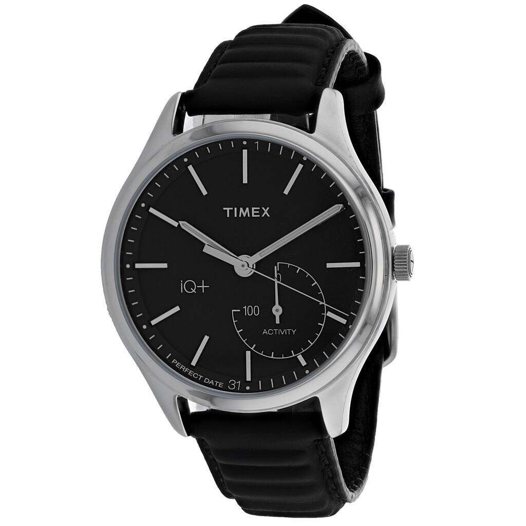 Timex Men's iQ+ Move Black Dial Watch - TW2P93200 - One Size ...