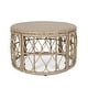 Bruce Outdoor Wicker Coffee Table by Christopher Knight Home - Bed Bath ...