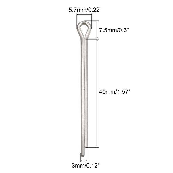 Split Cotter Pin, 316 Stainless Steel Clip Fastener Fitting, 5Pcs - Bed ...