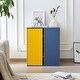 Modern Large Storage Cabinet with 3 Adjustable Shelves - Bed Bath ...